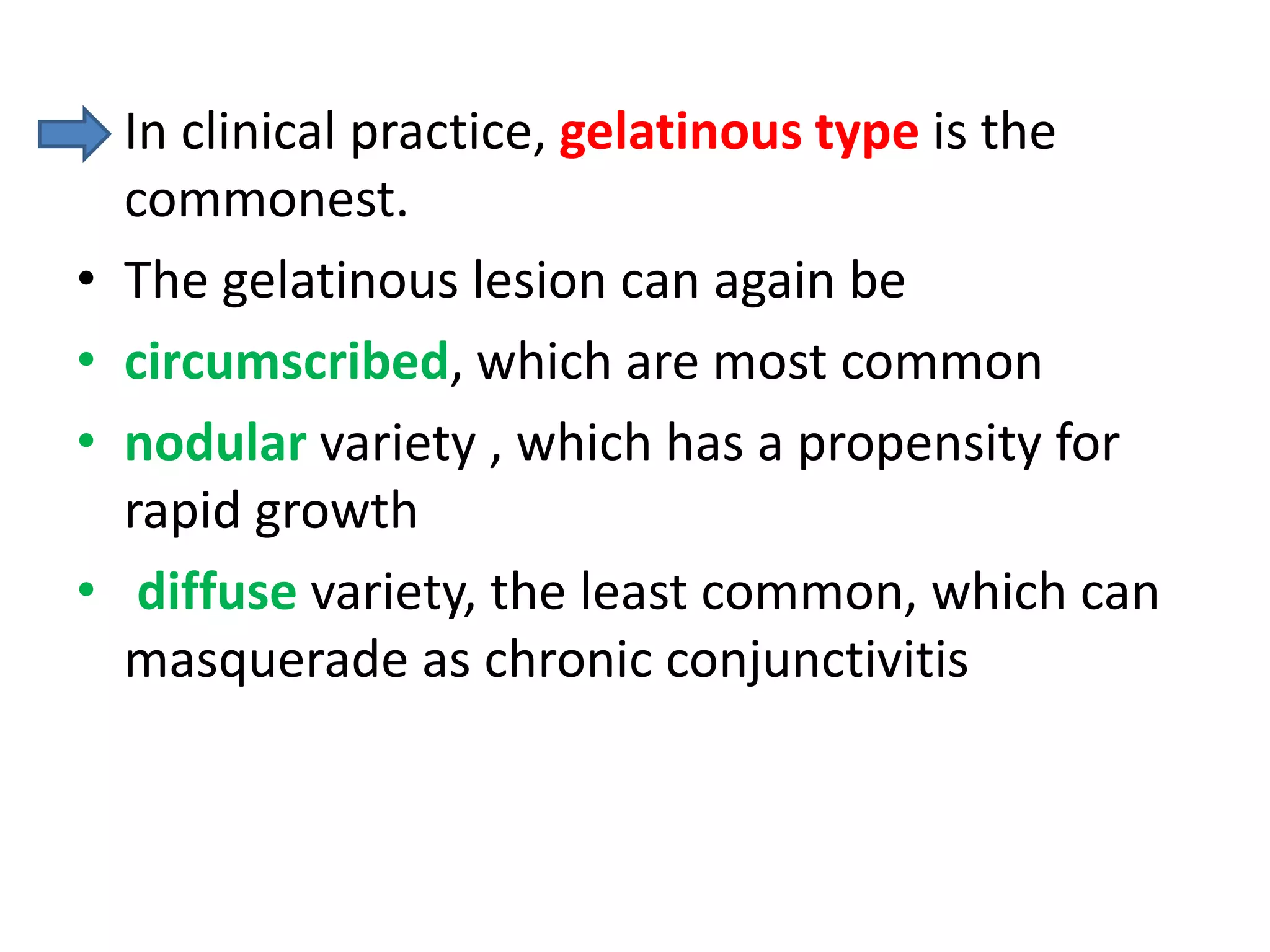 Ocular surface squamous neoplasia(ossn) | PPTX