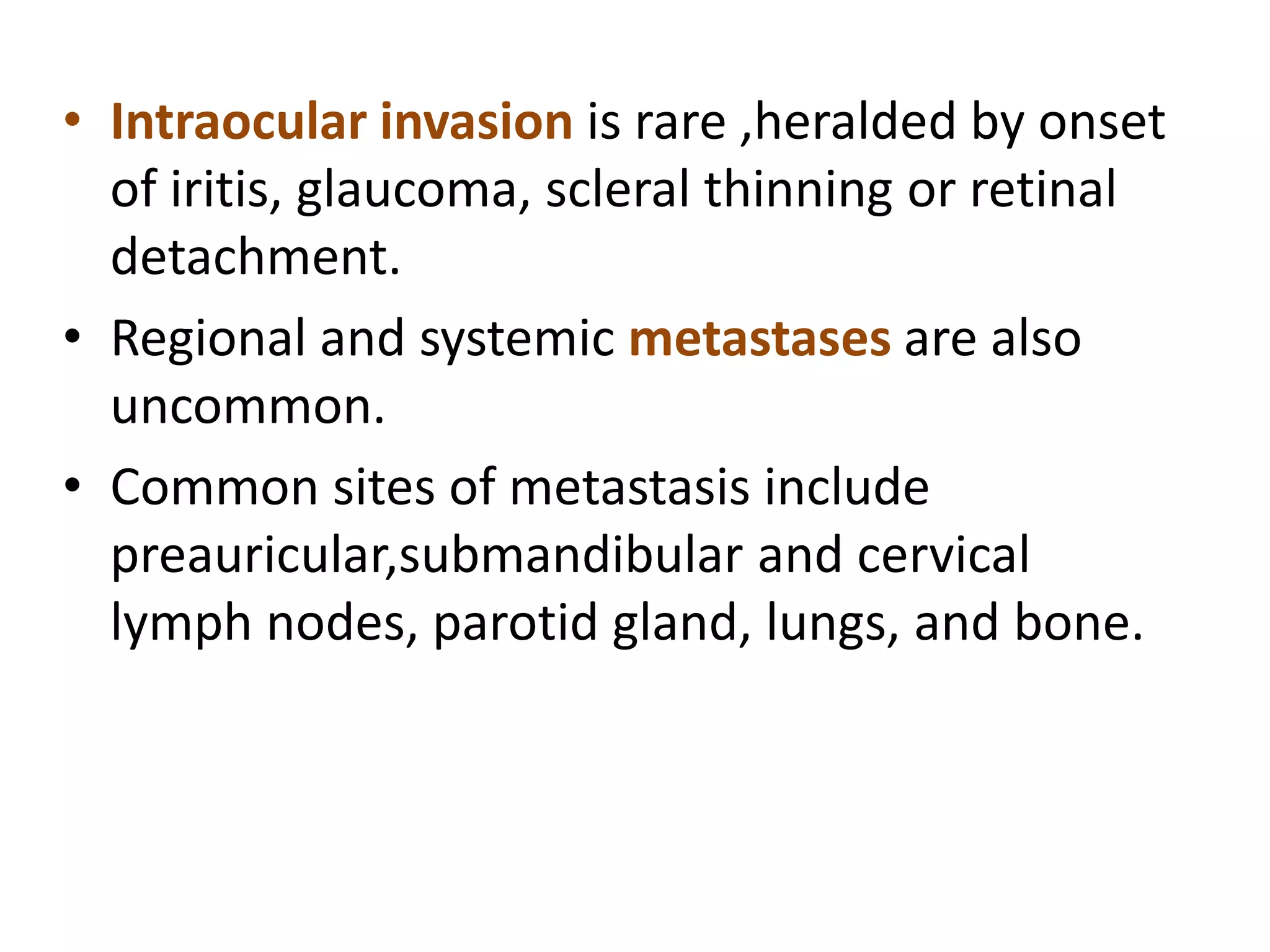 Ocular surface squamous neoplasia(ossn) | PPTX