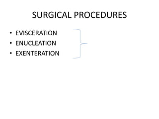 Ocular surgeries BY DR GEORGE DEOGRATIAS | PPTX