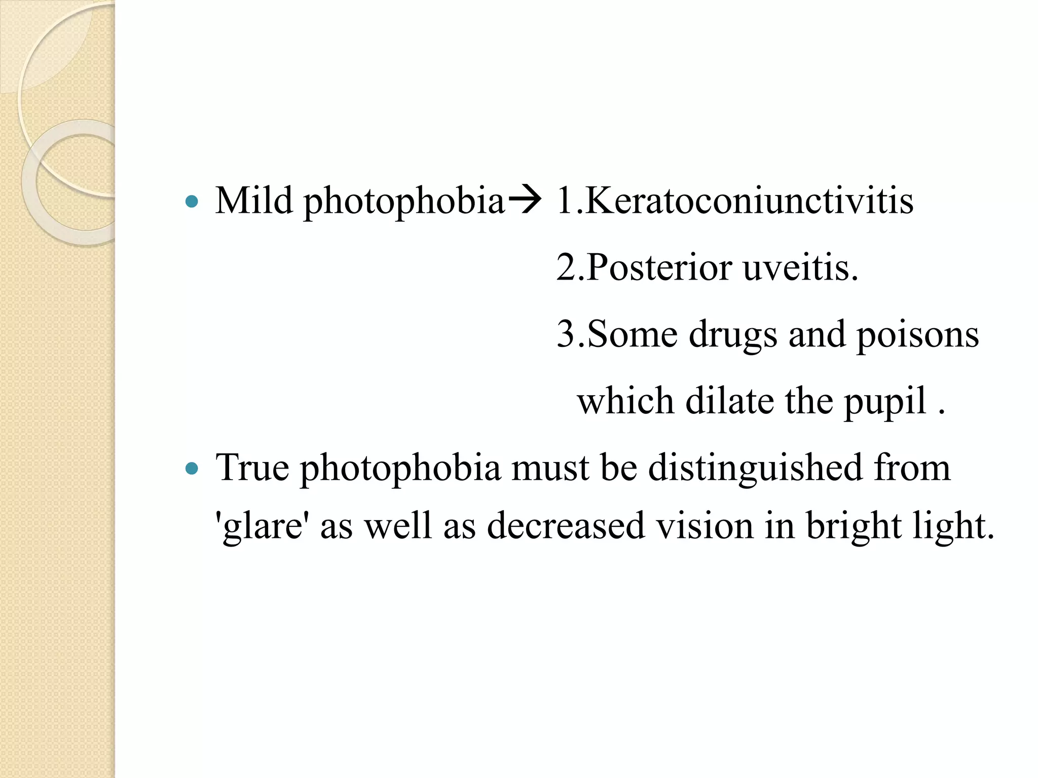 Ocular symptomatology | PPTX