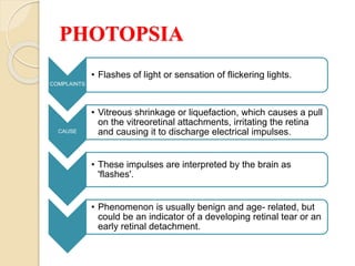 Ocular symptomatology | PPT