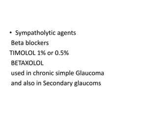 Ocular Therapeutics and Pharmacology Feb2nd2023.ppt