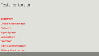 Ocular torsion | PPT