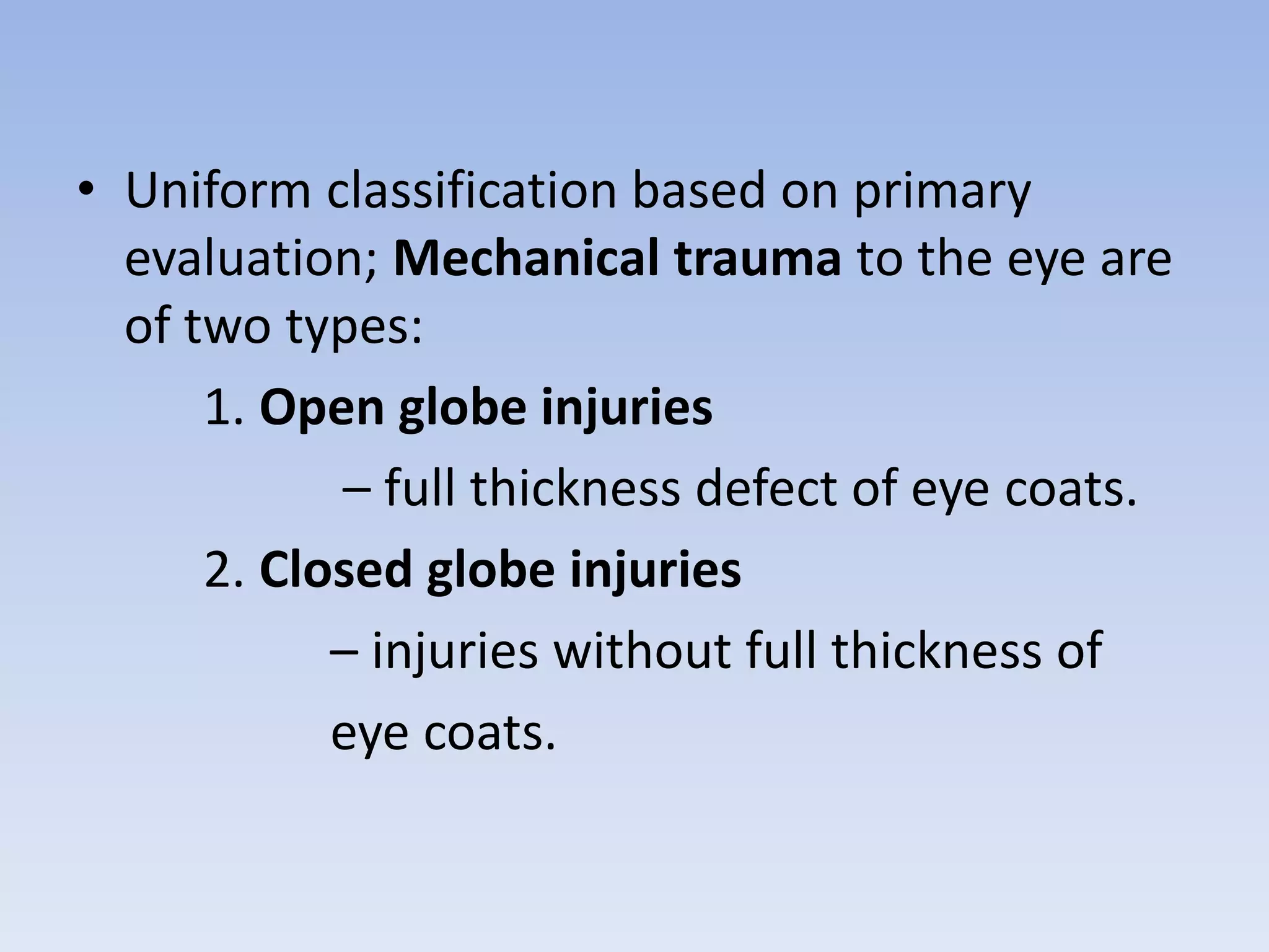 Ocular trauma | PDF