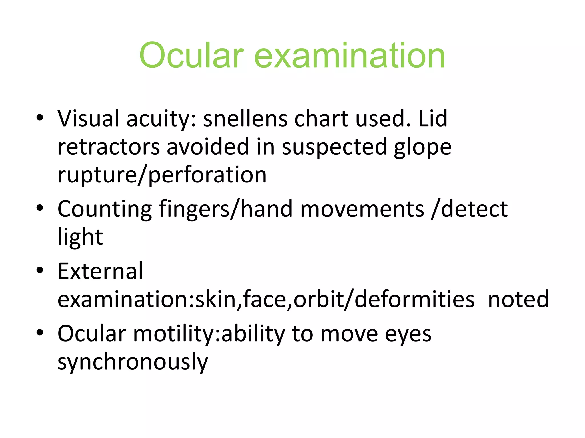 Blunt Ocular trauma | PPTX