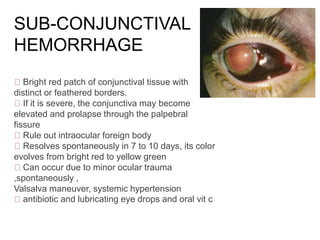 Blunt Ocular trauma | PPTX