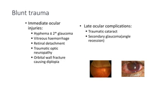 Ocular Trauma .pptx