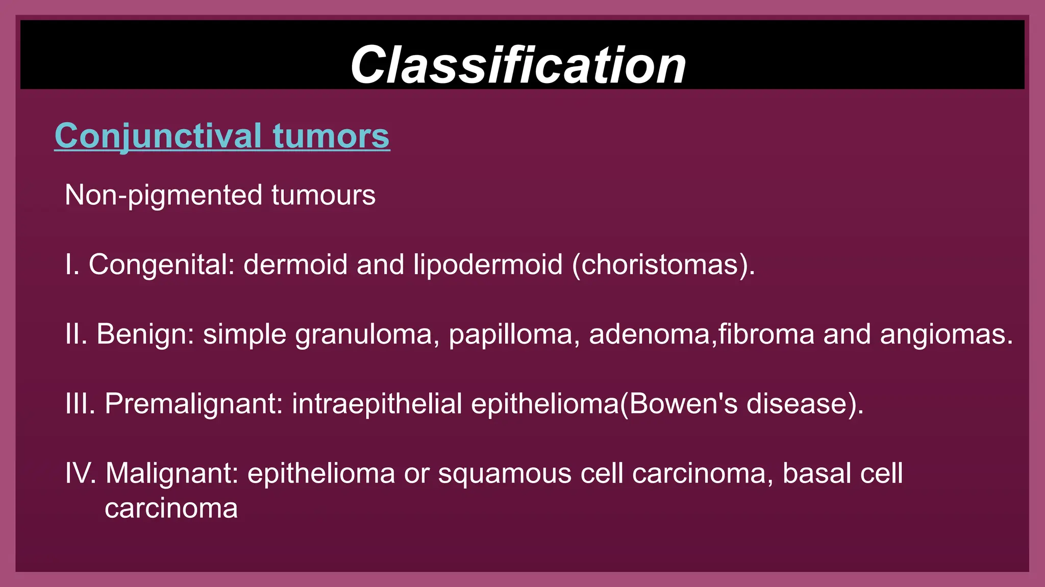 ocular tumour presentation for ophthalmology | PPTX
