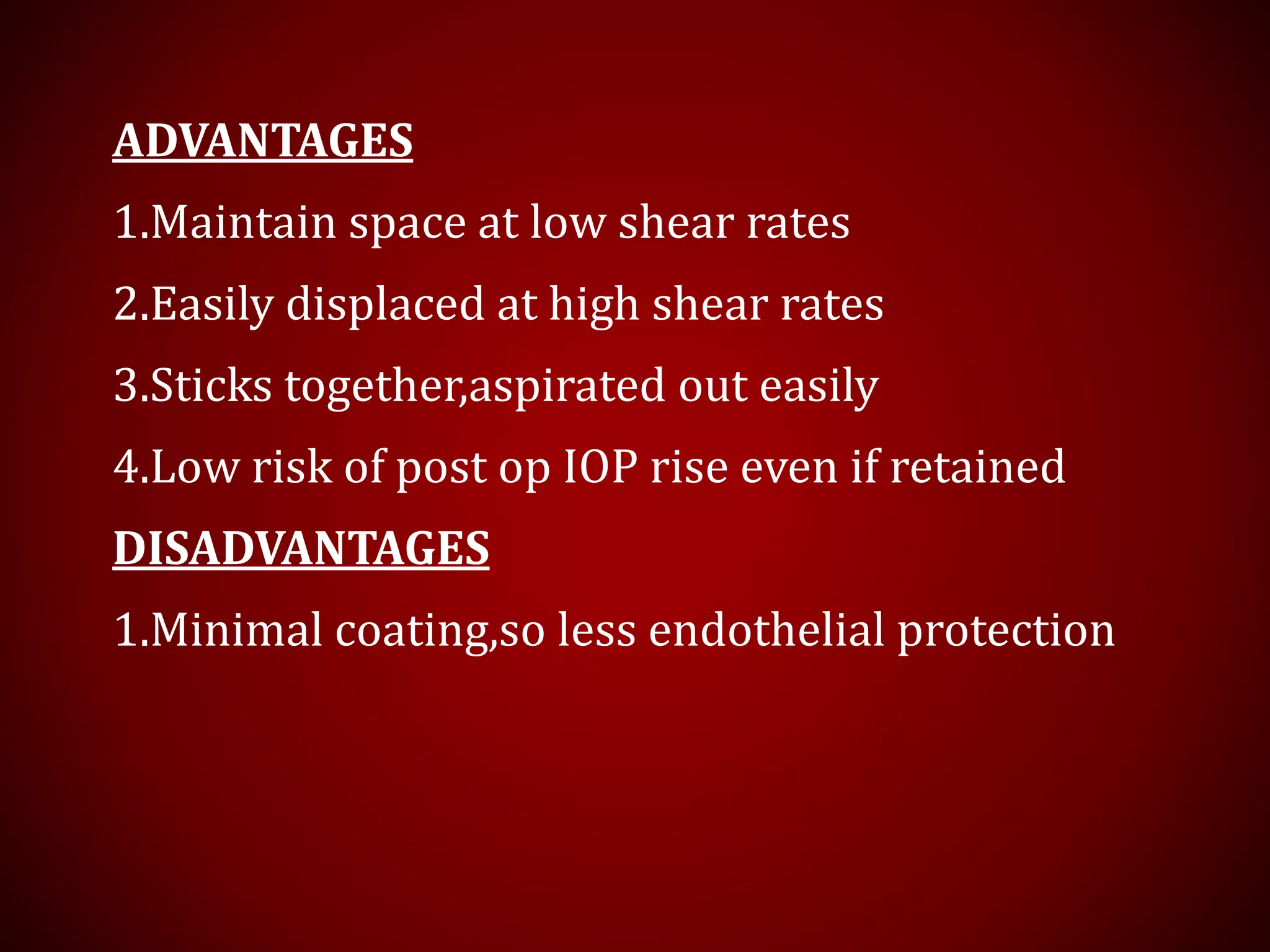Ocular viscoelastic devices(OVD) | PPTX