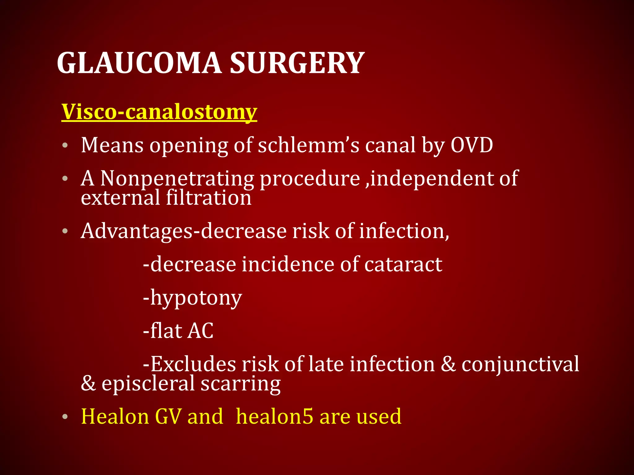 Ocular viscoelastic devices(OVD) | PPTX
