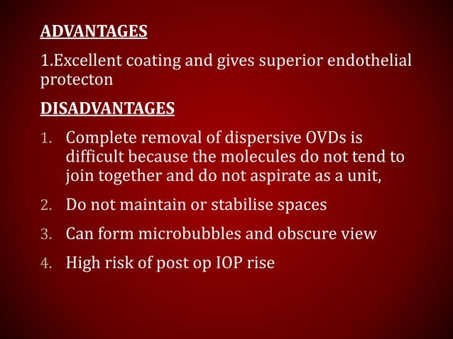 Ocular viscoelastic devices(OVD) | PPTX