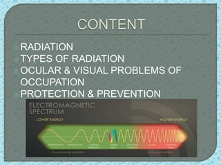 Radiation and its ocular and visual problems.pptx