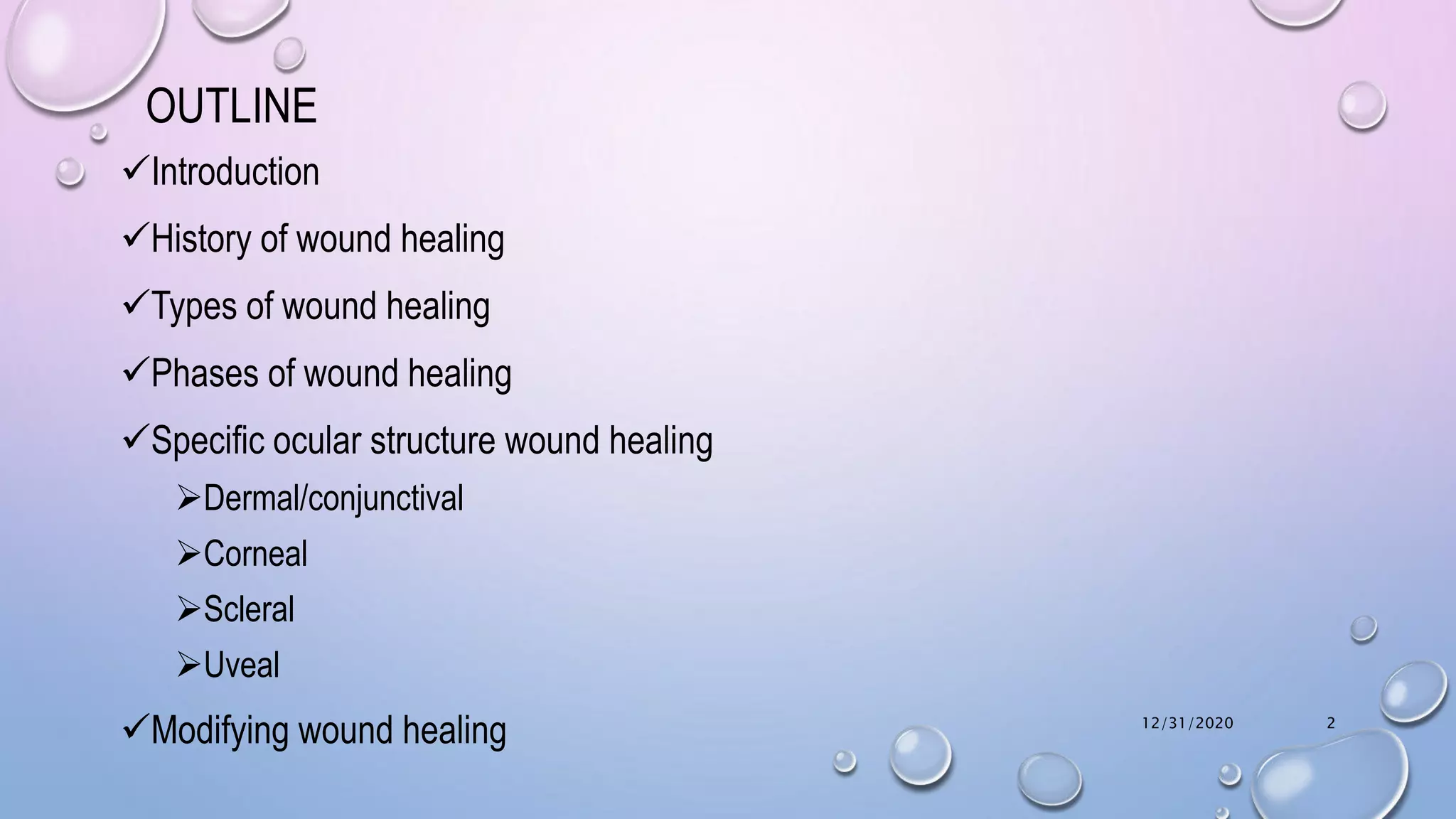 Ocular wound healing | PPTX
