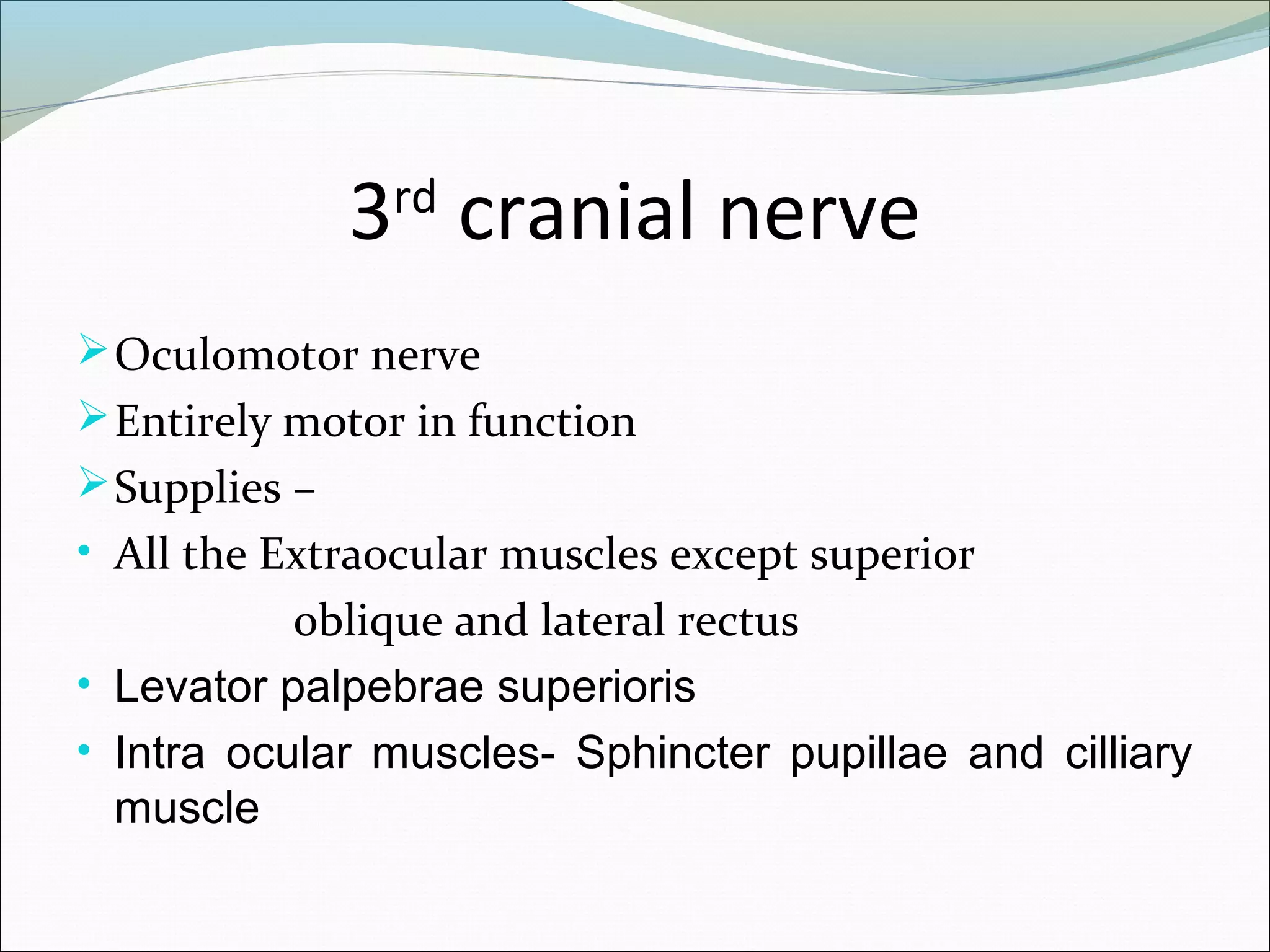 Oculomotor nerve palsy | PPT