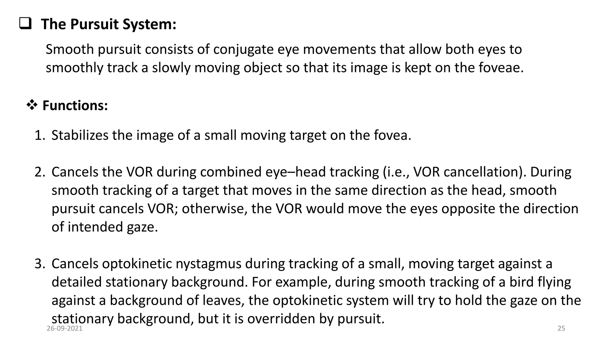 supranuclear control of eye movement | PPTX