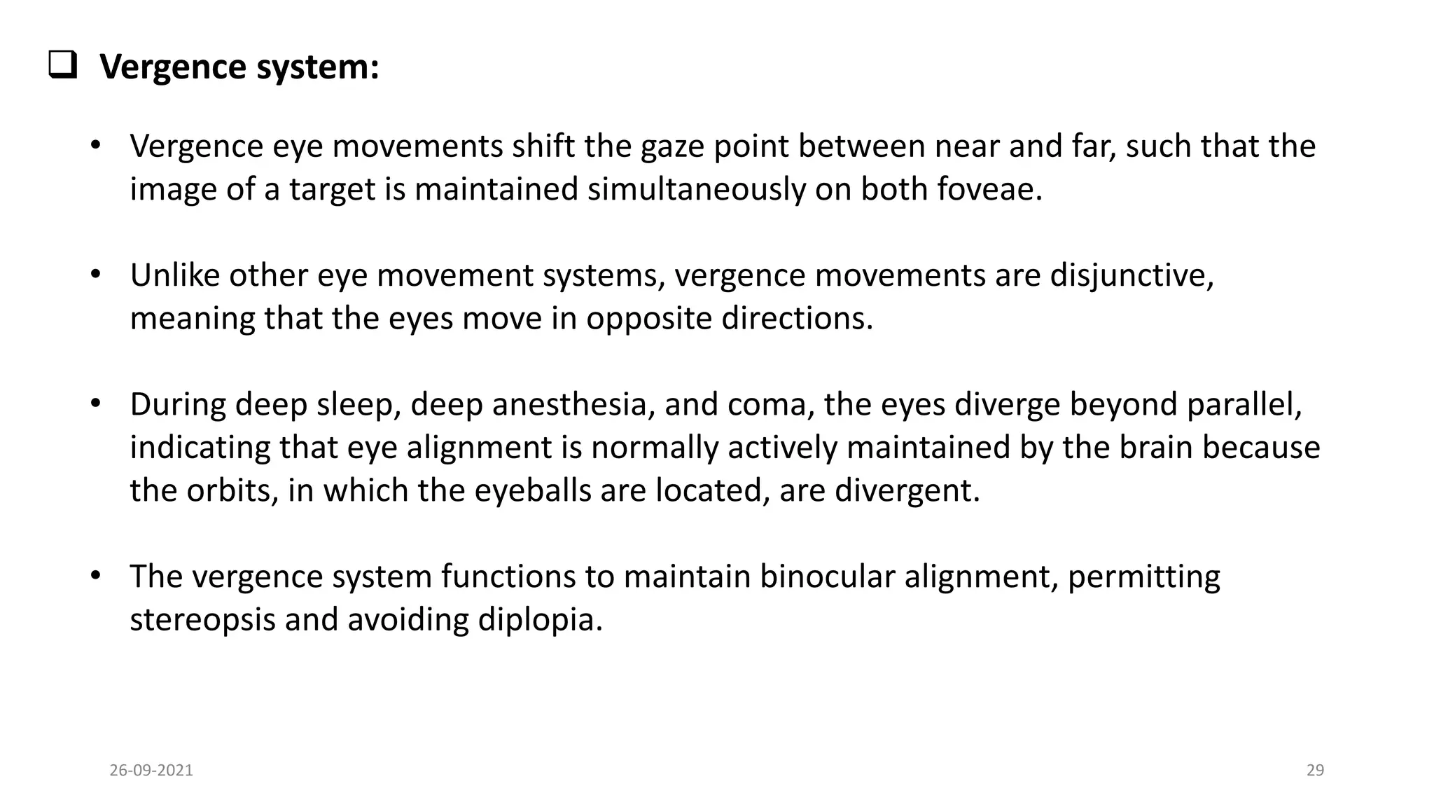 supranuclear control of eye movement | PPTX