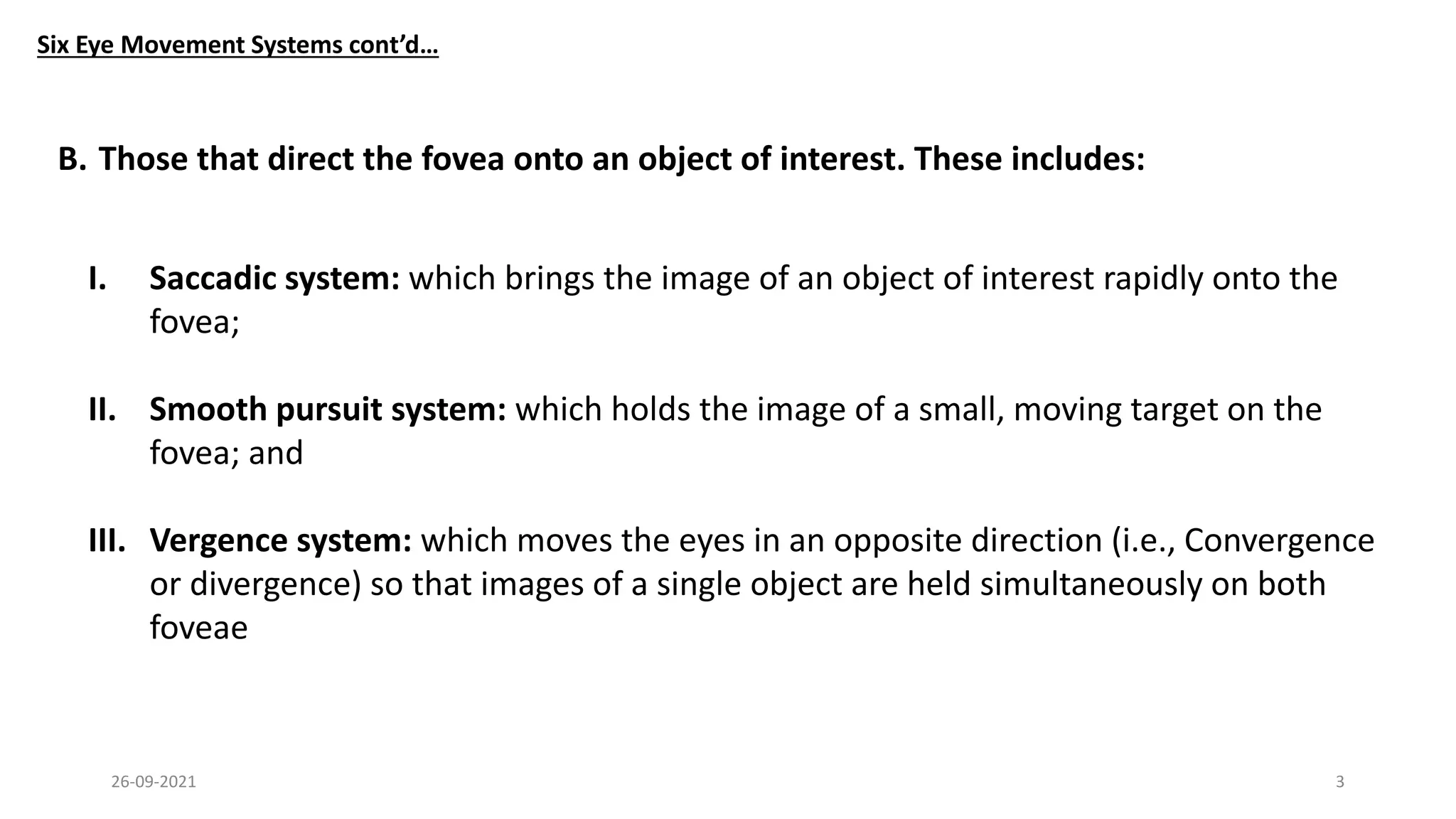 supranuclear control of eye movement | PPTX