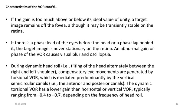 supranuclear control of eye movement | PPTX