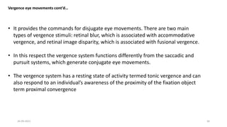 supranuclear control of eye movement | PPTX