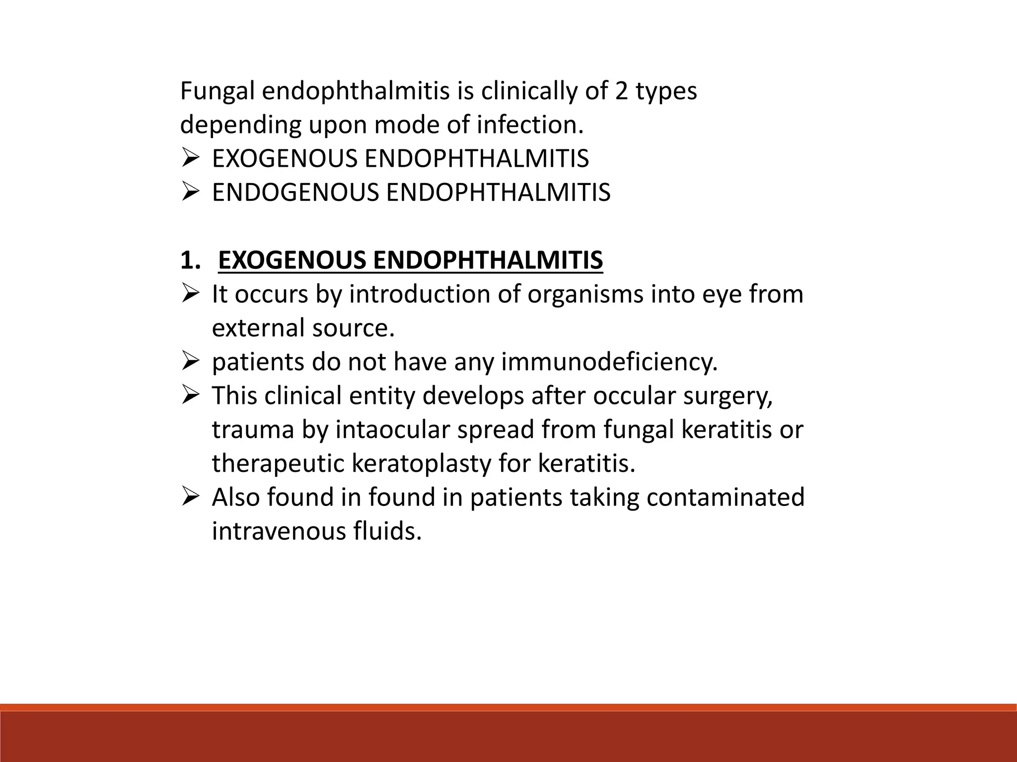 Oculomycosis modified | PPTX