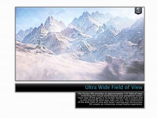 Oculus rift the next generation of vr | PPTX | 3-D Graphics | Computer ...