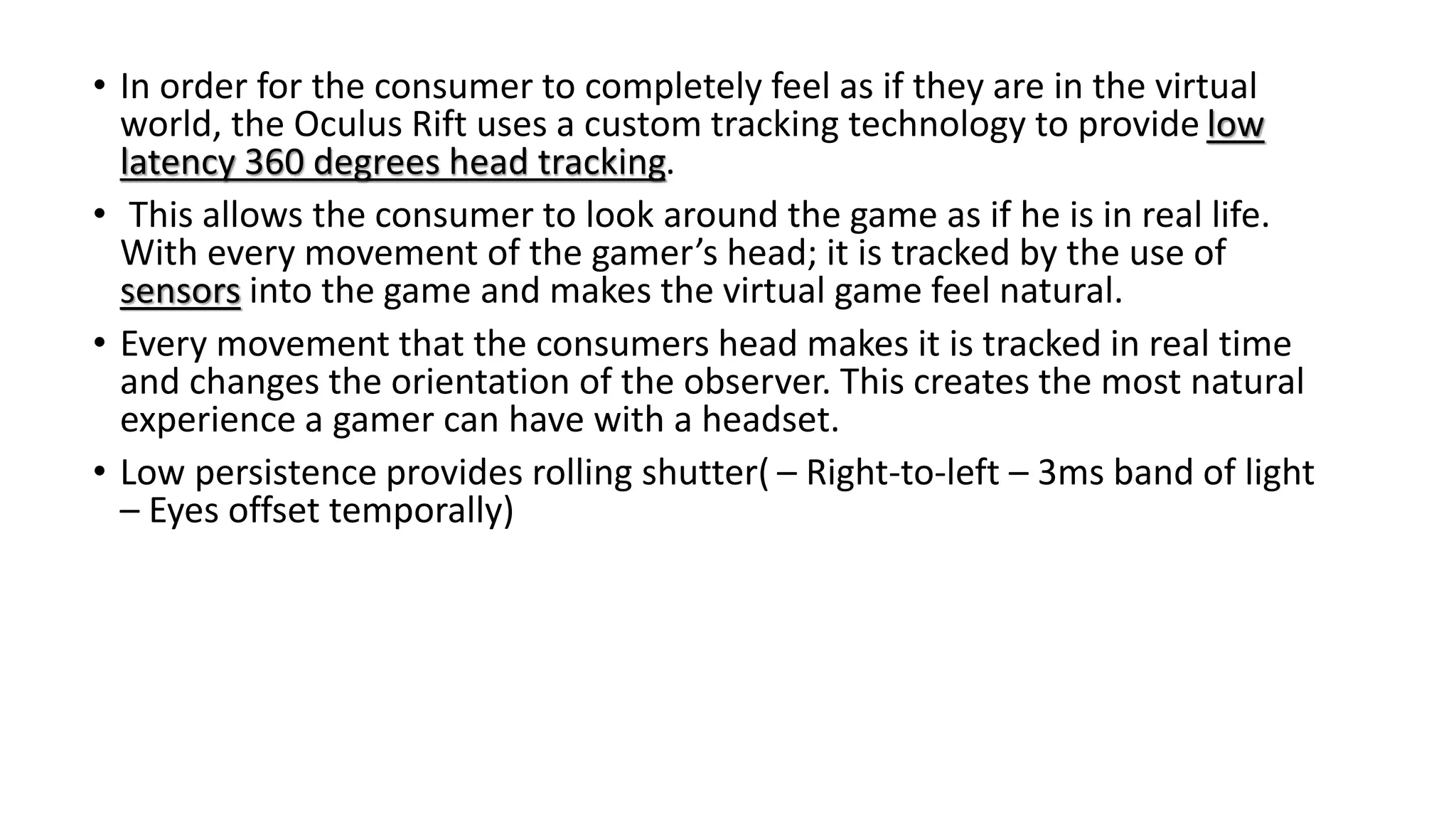 Oculus rift VR | PPTX | 3-D Graphics | Computer Software and Applications