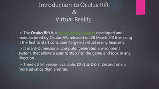 Rethwan Faiz-Oculus rift | PPT