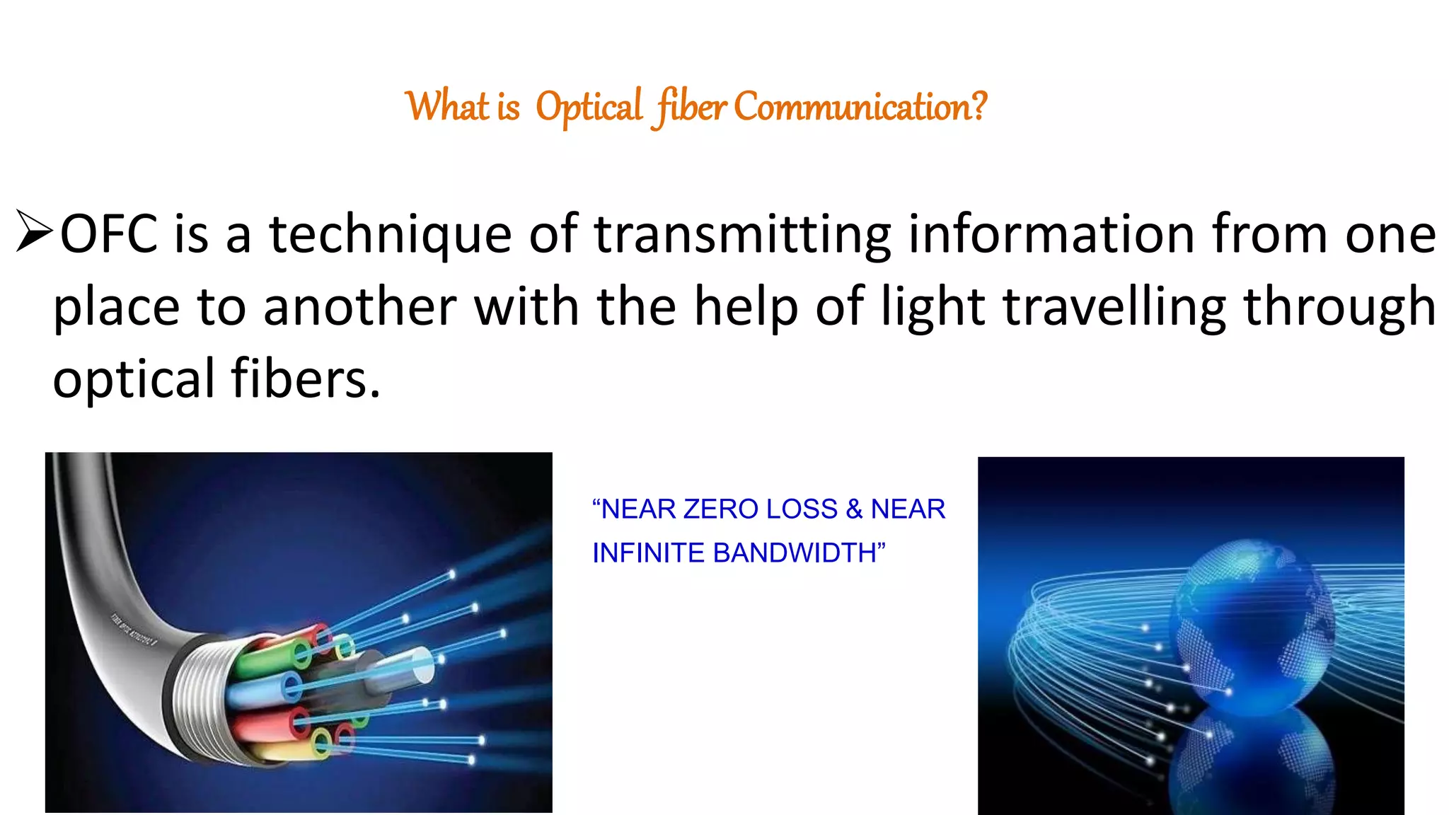 Optical Communication - Unit 1 - introduction | PPTX | Computer Networking | Computing