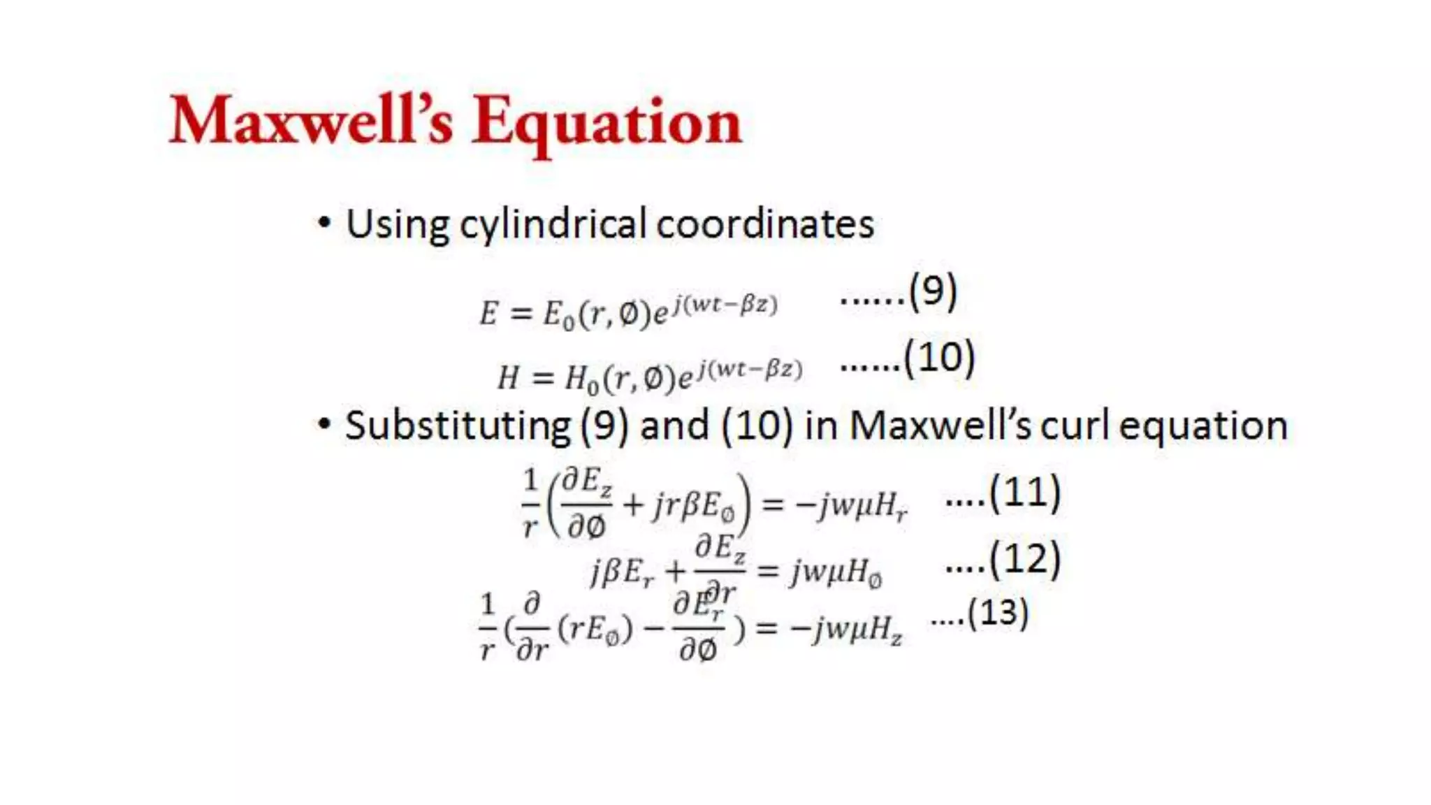 Optical Communication Unit 1 - Mode Theory | PPTX