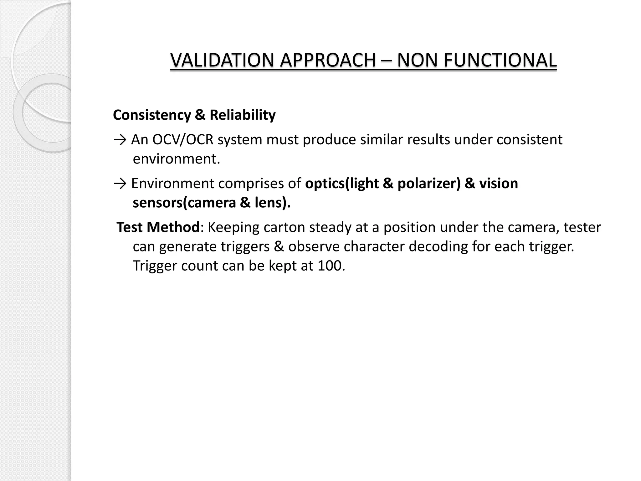 OCV & OCR - A Validation Perspective | PPTX
