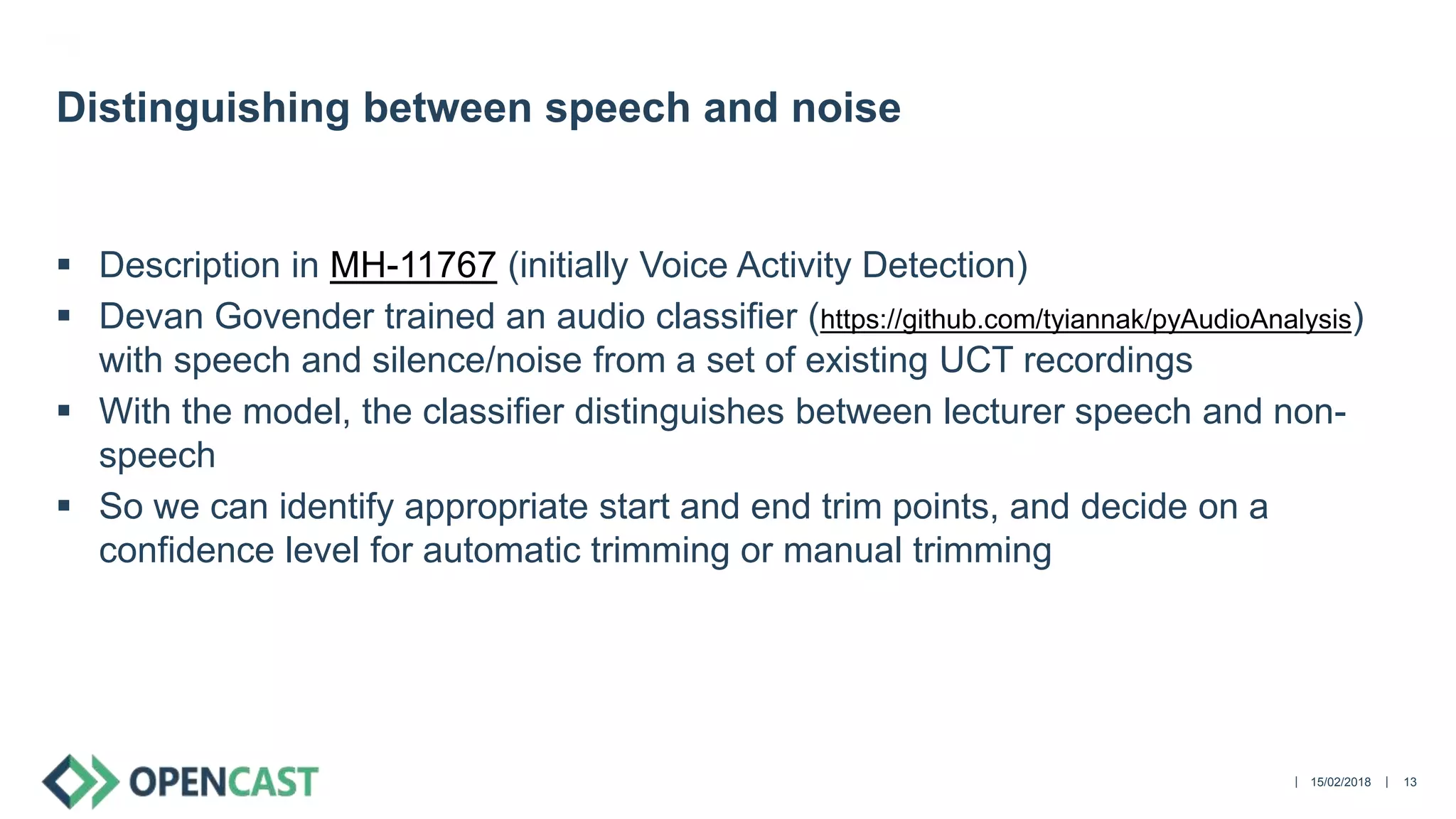 Smart workflows for Opencast | PPT