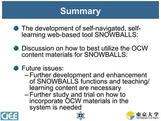 Self Navigation Web-based Literacy Learning System | PPT