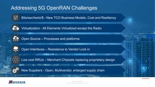 Mavenir: OpenRAN and 5G Network Economics | PPTX