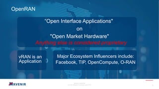 Mavenir: OpenRAN and 5G Network Economics | PPTX
