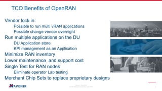Mavenir: OpenRAN and 5G Network Economics | PPTX