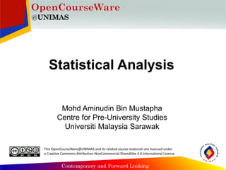 Ocw Statistical Analysis | PDF
