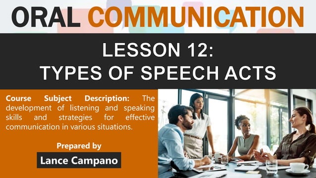 Communicative Competence in Various Speech Situations | PPTX | Talk ...