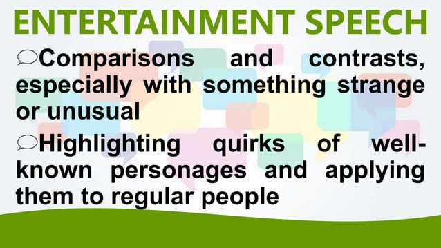 Types of Speeches | PPTX | Education