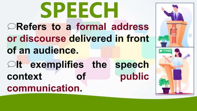 Types of Speeches | PPTX | Education