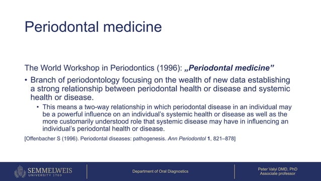 Oral diagnostics - Focal infection .pptx