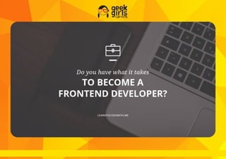 Od designera do front-end developera. | PPT