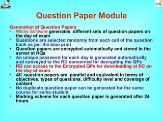 On-Demand Exam- An Innovative Scheme of Evaluation in IGNOU | PPT