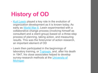 Organizational Development - an introduction | PPTX