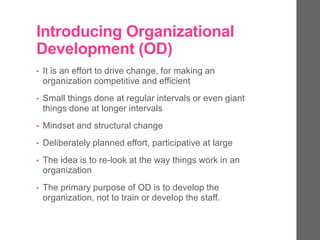 Organizational Development - an introduction | PPTX