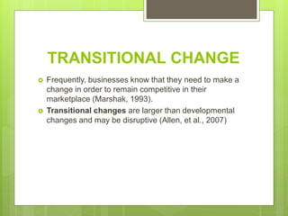 Organizational Development: Change Management | PPTX