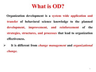 Oragnization development OD (INTRODUCTION) | PPT