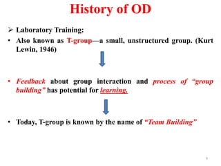 Oragnization development OD (INTRODUCTION) | PPT