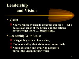 leadership style and diference with management | PPT