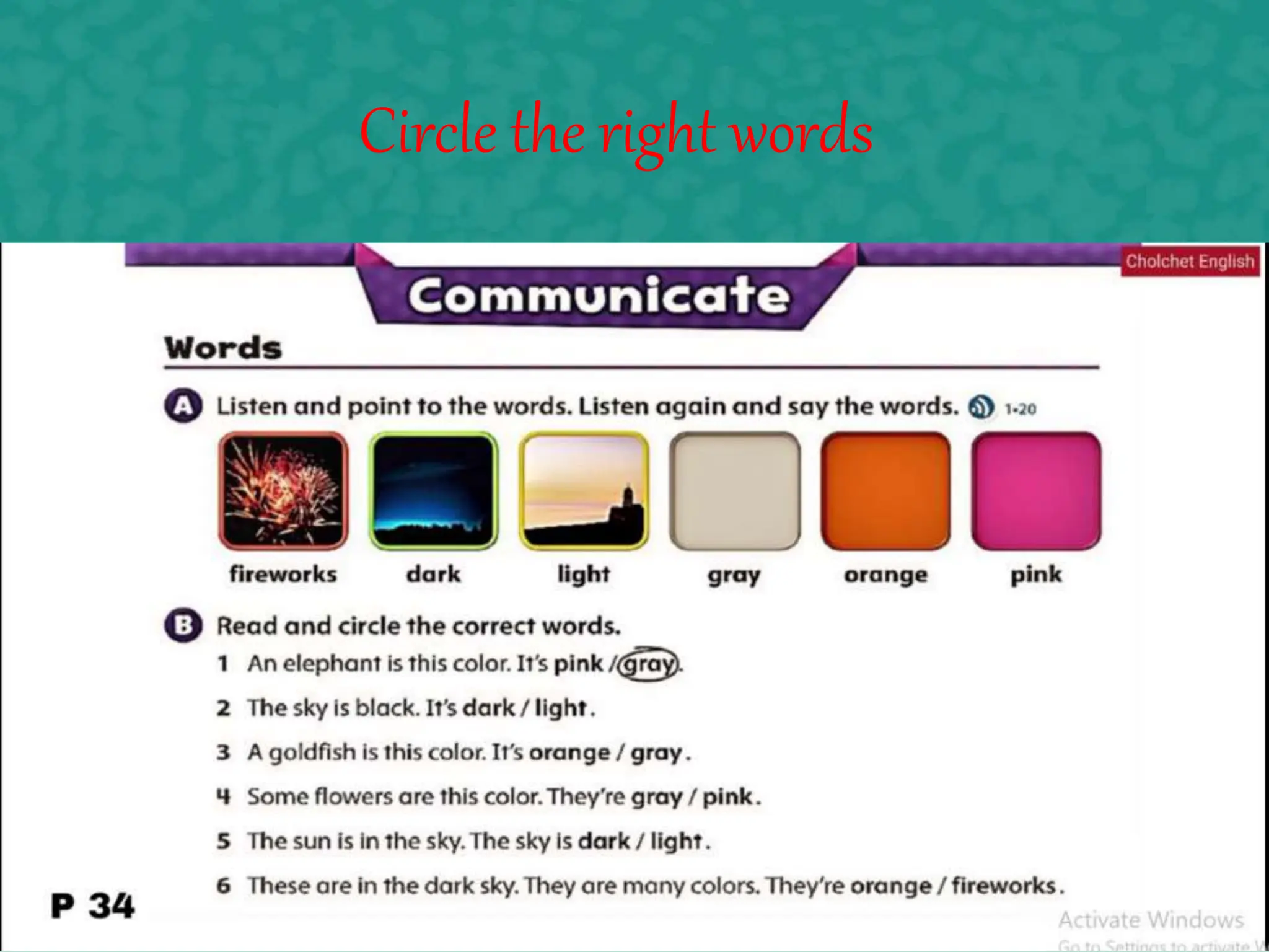 Oxford Discover 1 (Unit 3) The Three for grade 3 | PPT