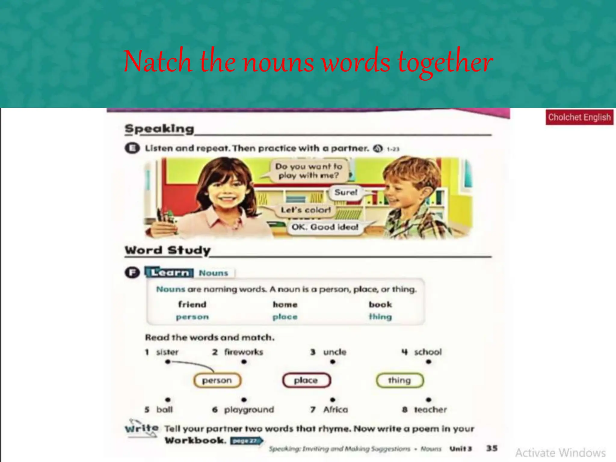 Oxford Discover 1 (Unit 3) The Three for grade 3 | PPT